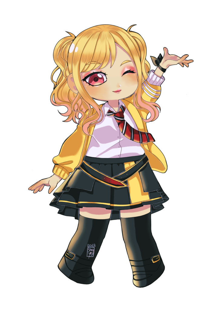 Sticker Saki Tenma LeoNeed – Shoyo Samaa – illustrations